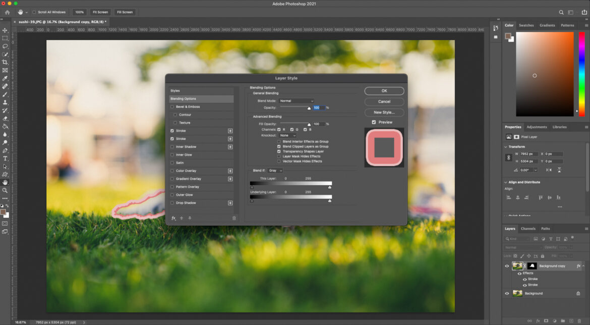 How to Outline an Image in Photoshop
