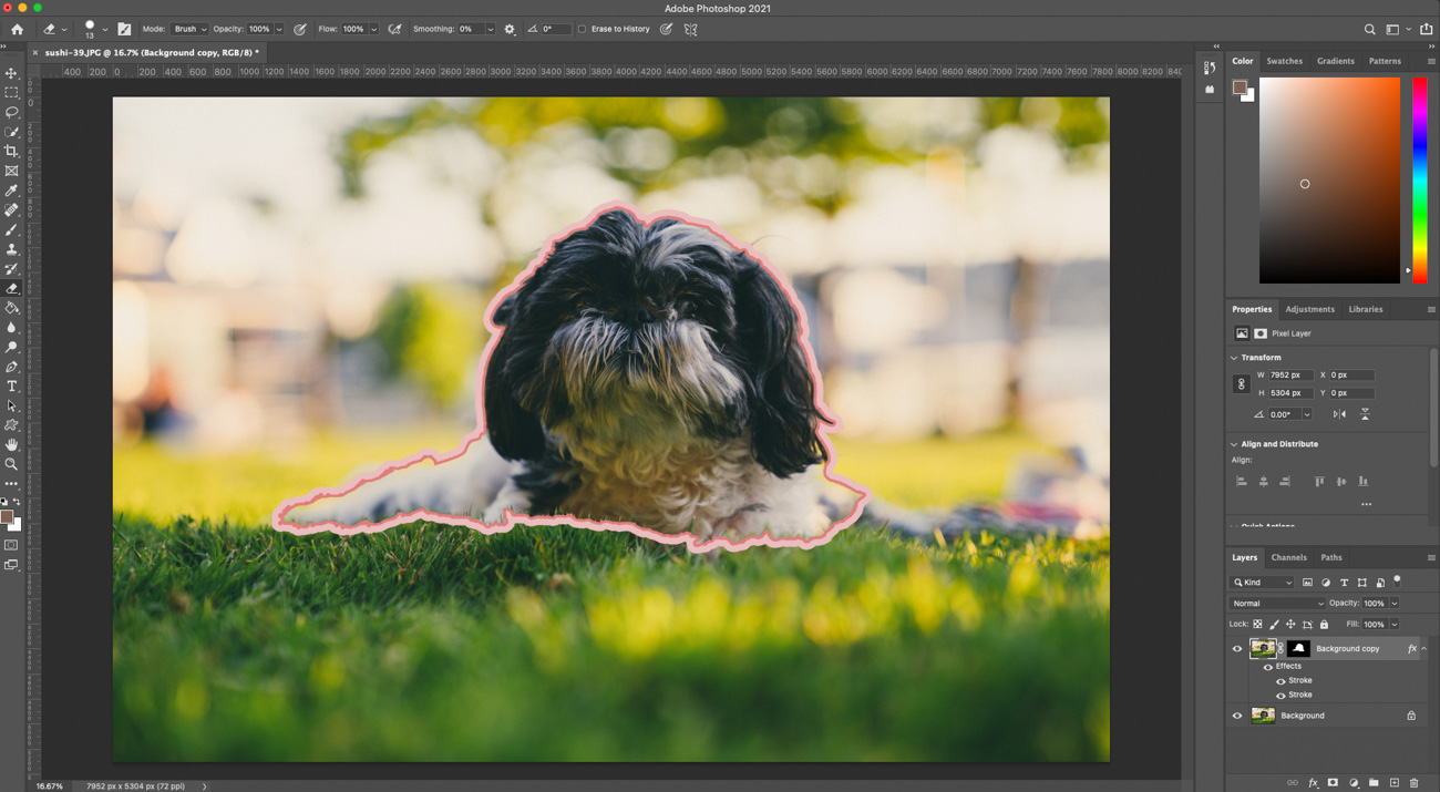 How to Outline an Image in Photoshop