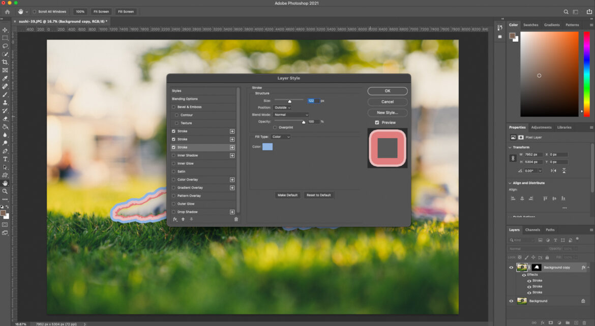 How to Outline an Image in Photoshop